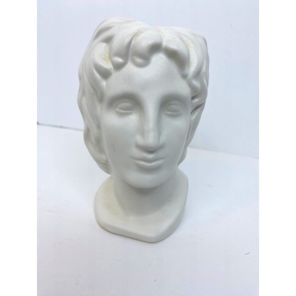 vanda | Art | Vintage Vanda Head Alexander The Great Ceramic Bust White ...